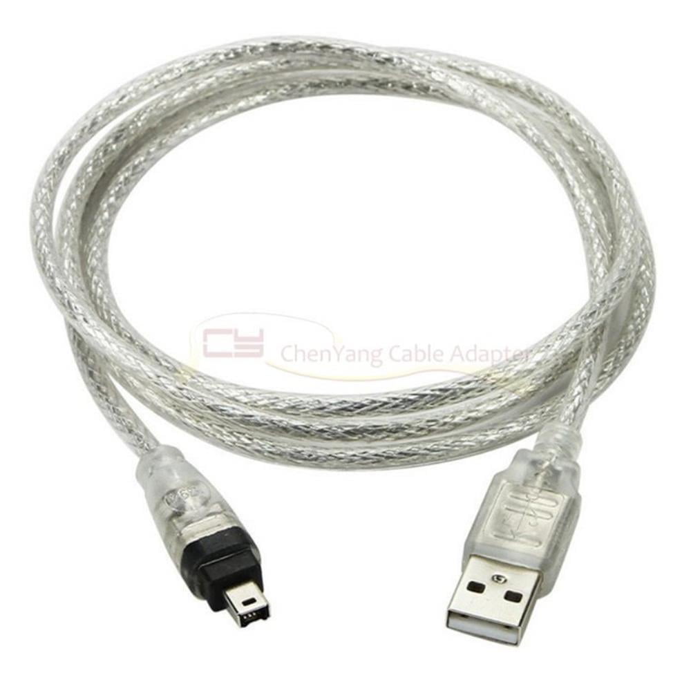 USB Male to Firewire IEEE 1394 4 Pin Male iLink Adapter Cord firewire ...