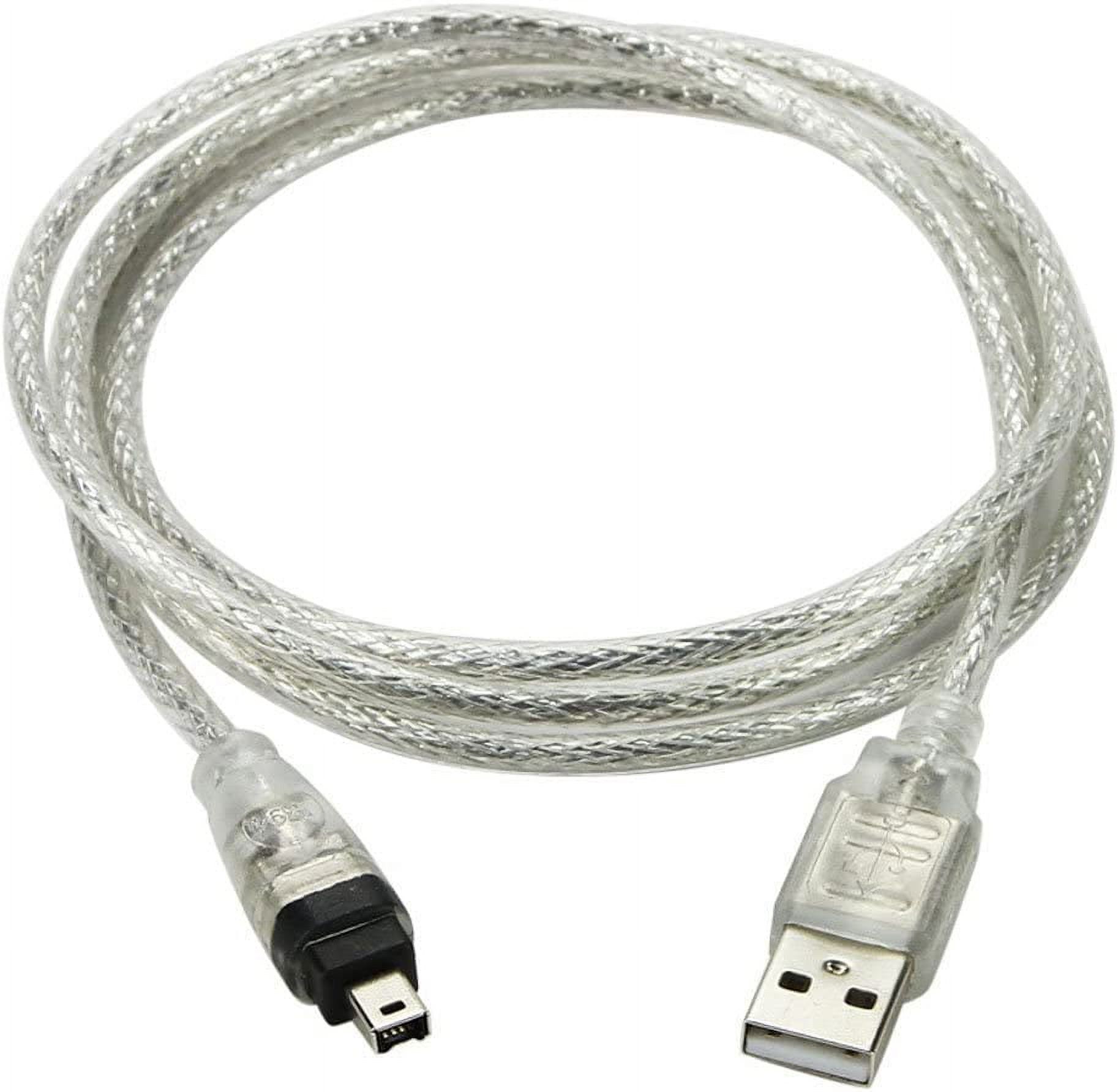 USB Male to Firewire IEEE 1394 4Pin Male iLink Adapter Cord Cable for ...
