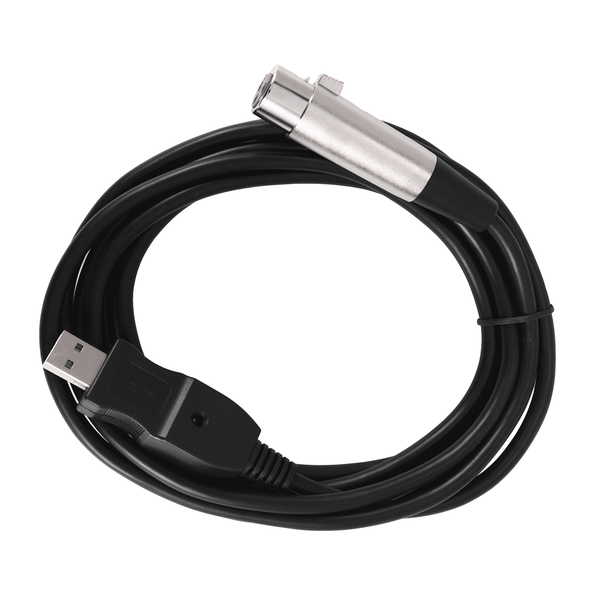 USB Male to XLR Female Microphone MIC Link Cable New - Walmart.com