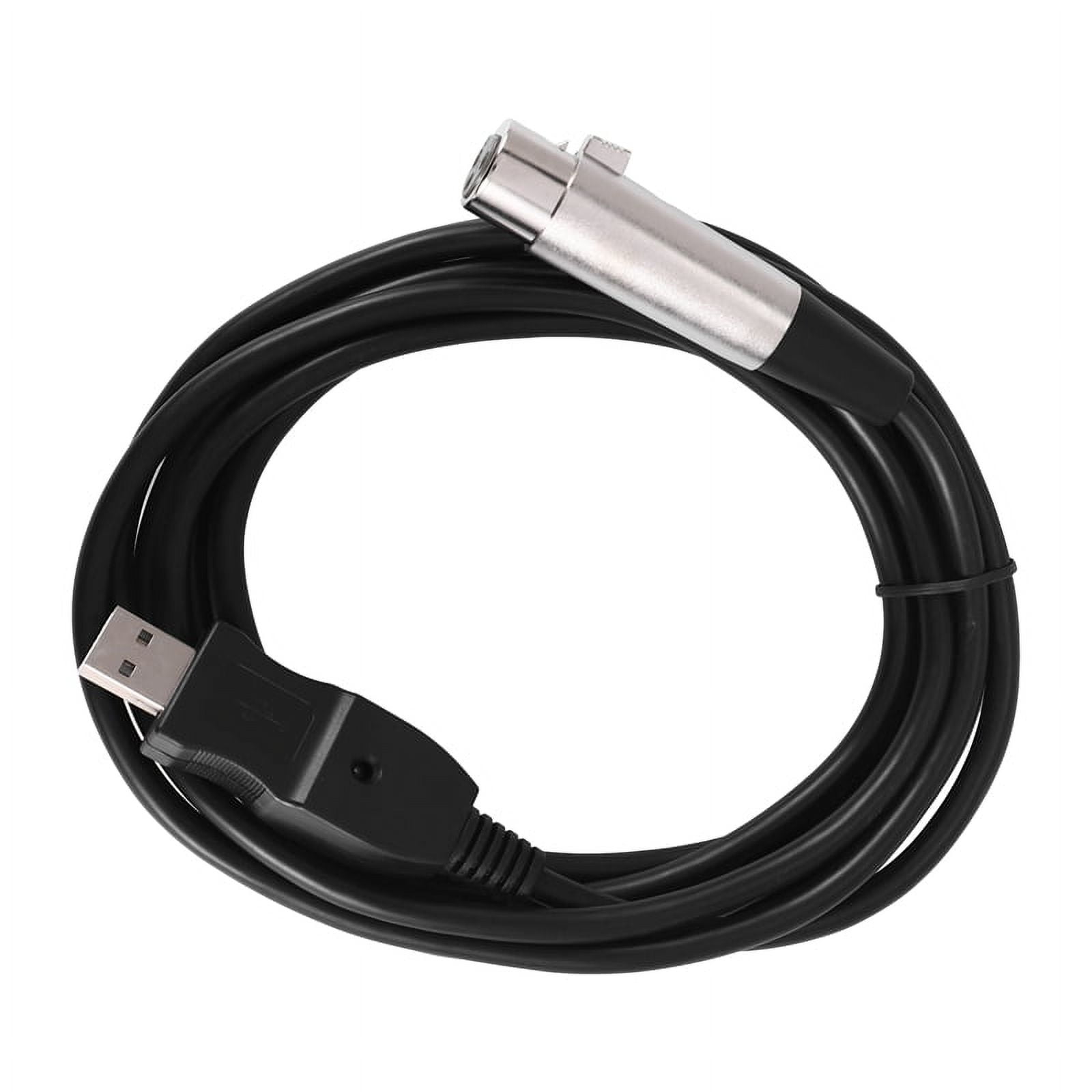 USB Male to XLR Female Microphone USB MIC Link Cable New ABS&Metal5538 ...
