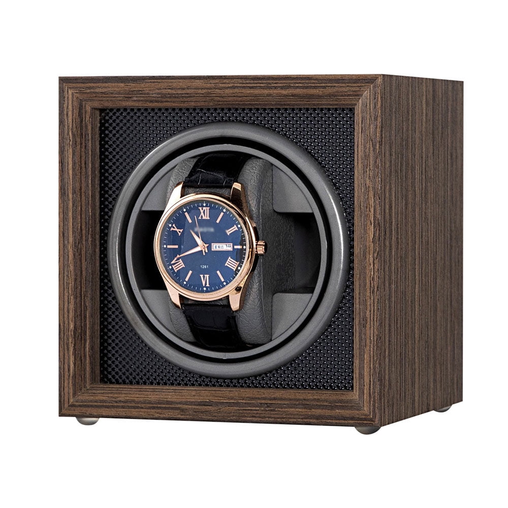 USB Mechanical Watch Automatic Winding Up Box Mini Watch Winder Holder ...
