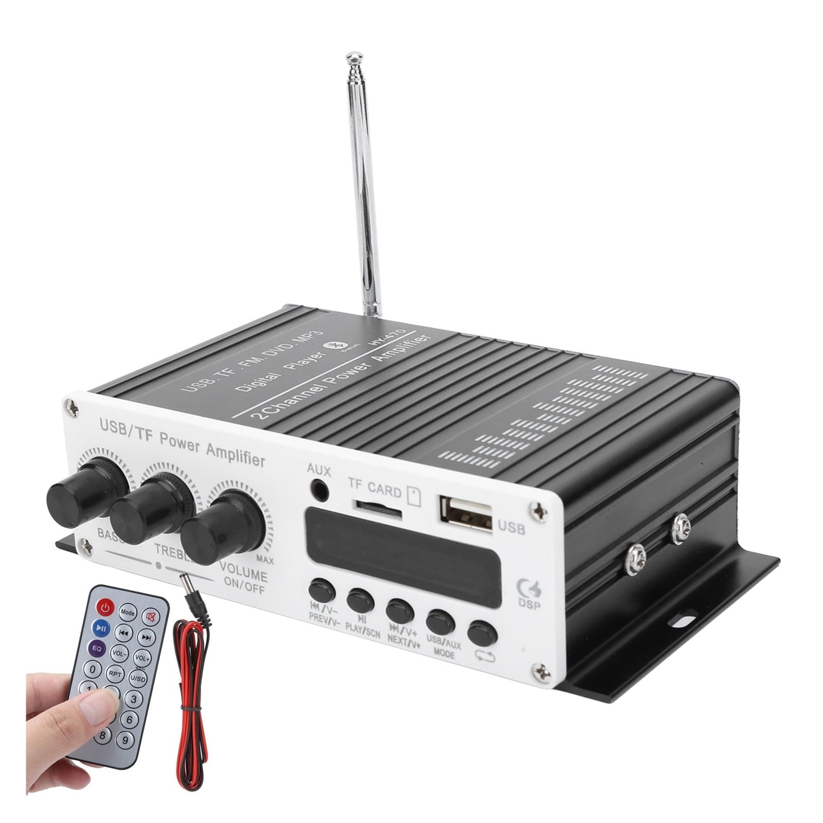 USB Memory Card FM 3in1 Stereo Power Amplifier Bluetooth 4.2 Digital ...