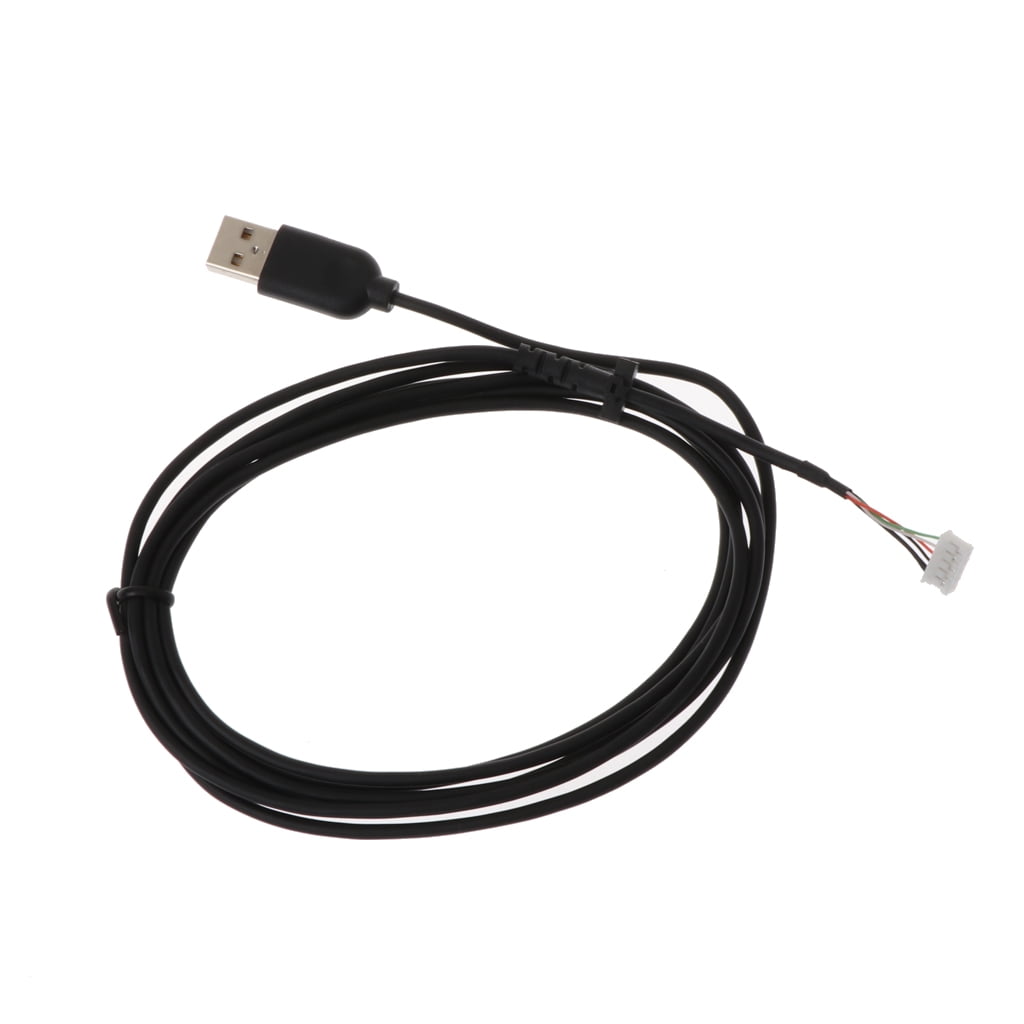 USB Mice Line, USB Mouse Cable Black Wire Replacement Repair Parts for ...