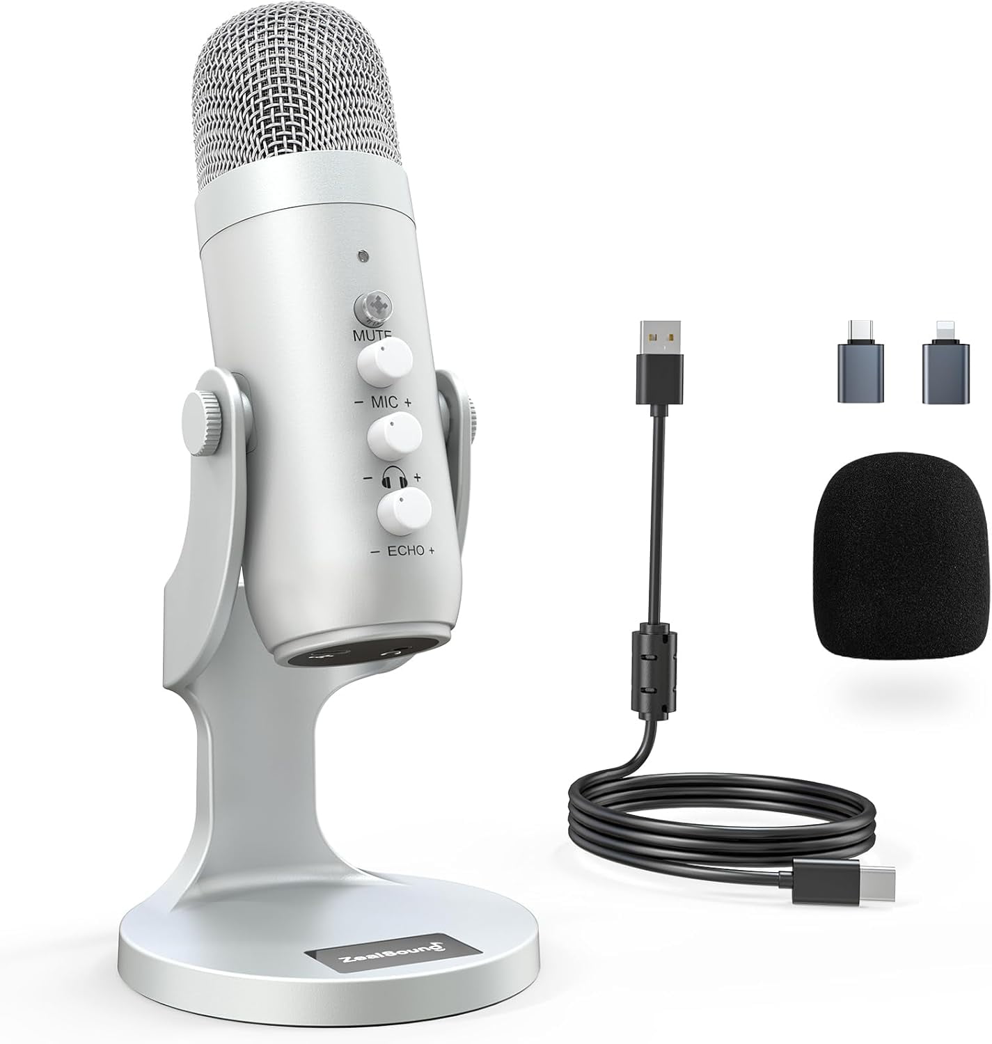 USB Microphone,Condenser Computer PC Mic,Plug&Play Gaming Microphones ...