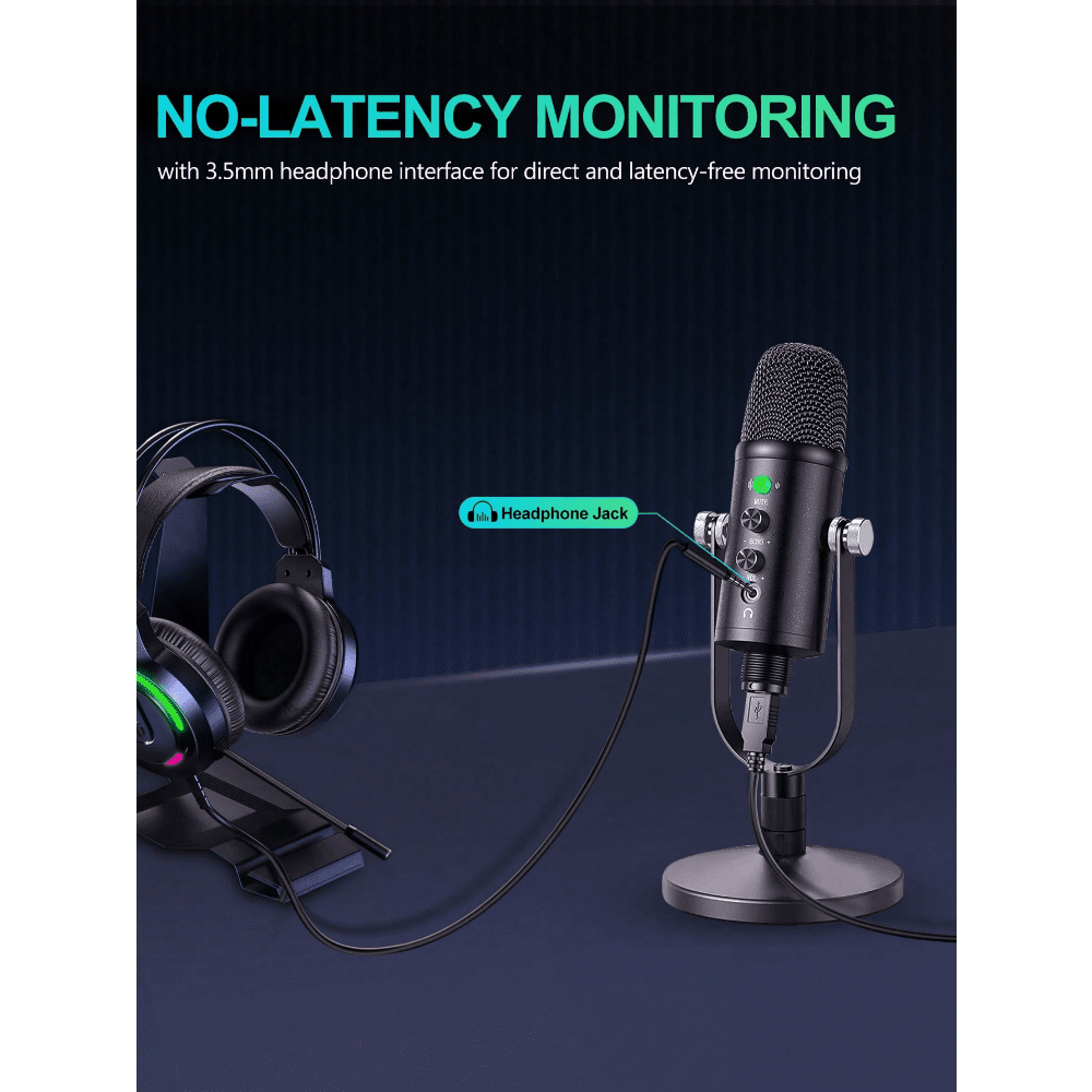 USB Microphone, Condenser Microphone For Phone,Computer,PS4 And PS5 ...