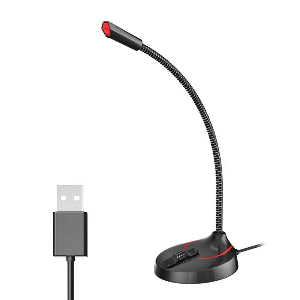 USB Microphone Omnidirectional Recording Wired Computer Microfone for ...