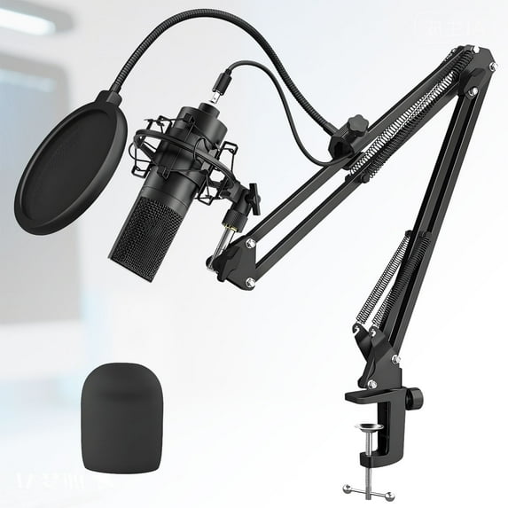 USB Microphone Kit with Stand & Filter for PC, Podcast, Gaming, Singing ...