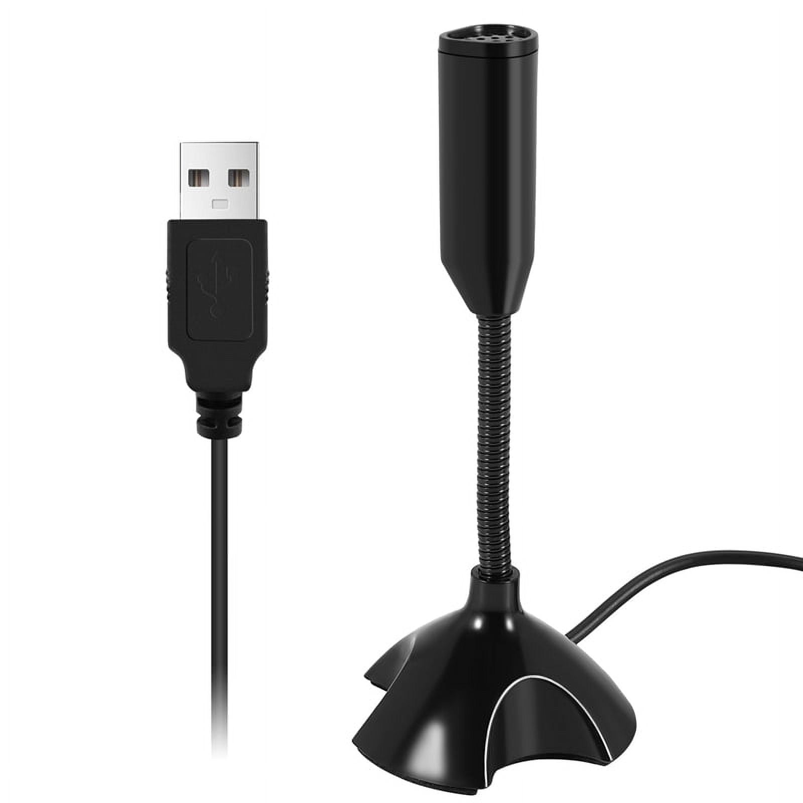 USB Microphone Web Flexible Noise Canceling Mic For PC Computer Laptop ...
