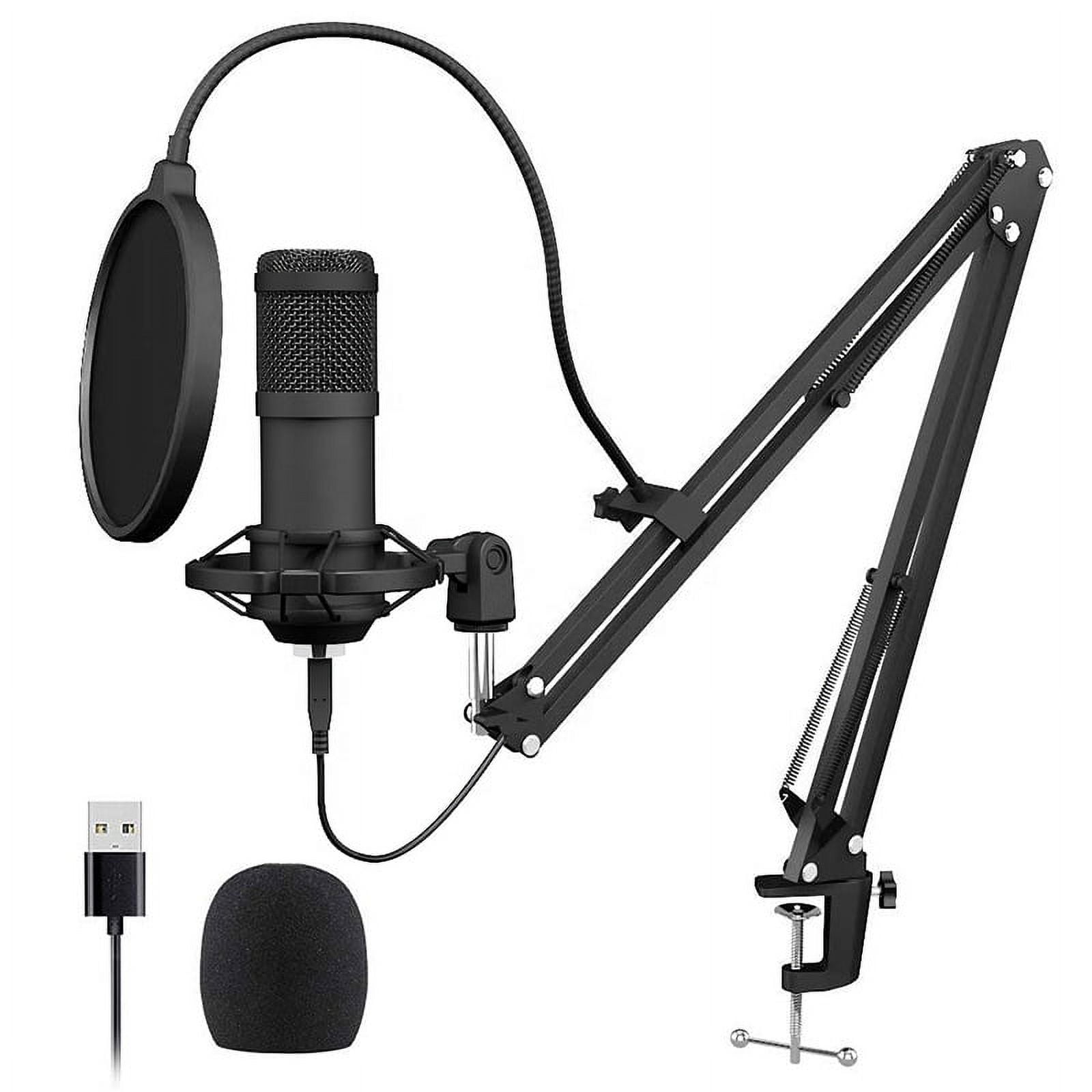 USB Microphone for Computer, Professional Condenser Microphone Kit PC ...