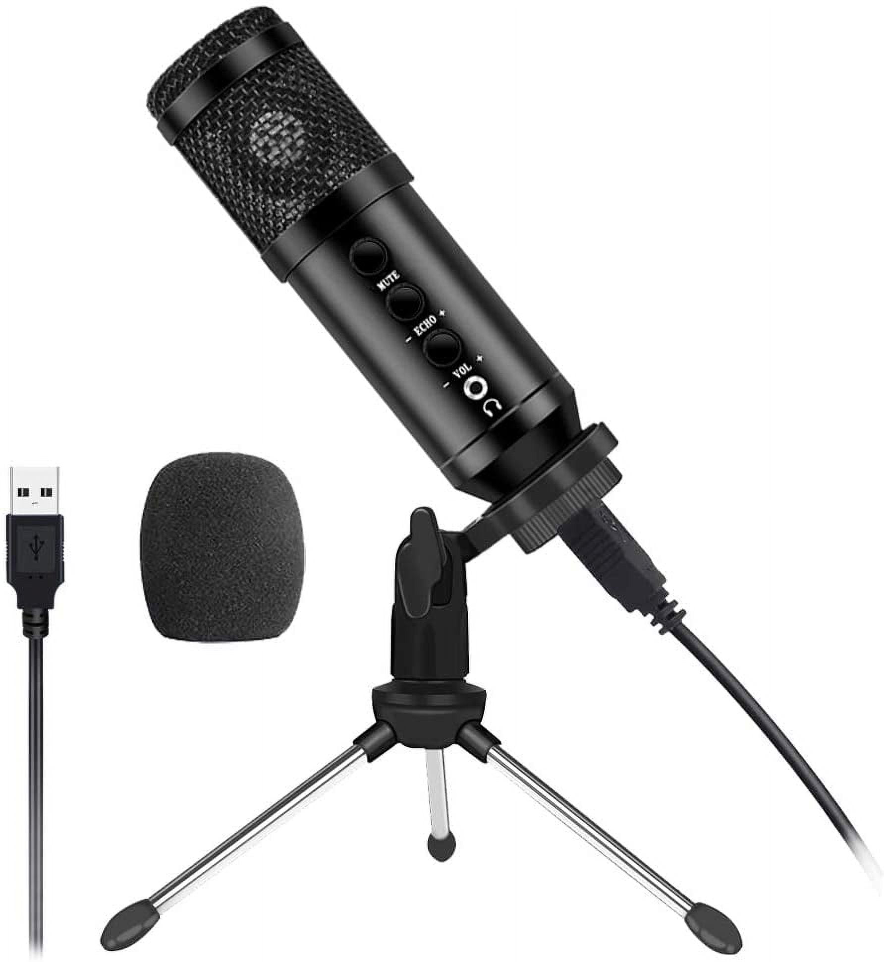 USB Microphone for PC, Mac, Gaming, Recording, Streaming, Podcasting, Studio and Computer ...