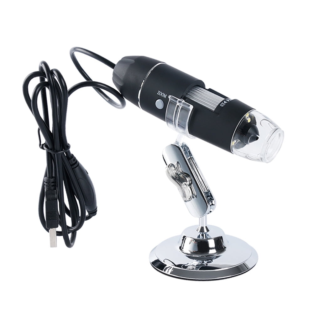 USB Microscope Computer Microscope 8-LED Mini Microscope Magnifier with ...