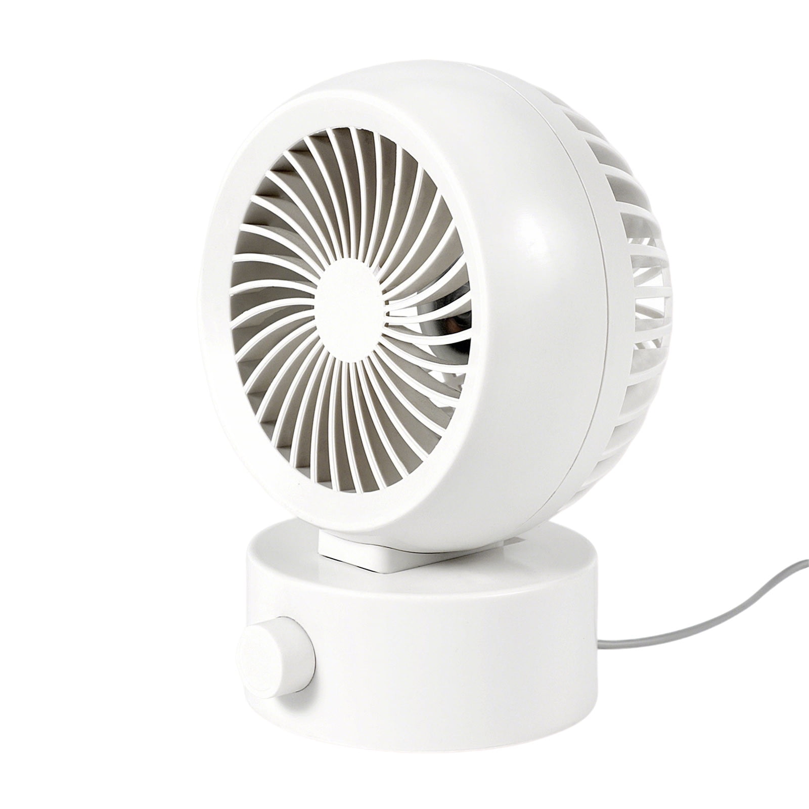 USB Mini Desktop Air Recirculation Fan Quiet and Efficient Simply Plug ...