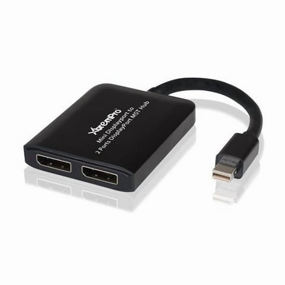 Xtrempro USB Mini DisplayPort to 2 DisplayPort MST Hub Splitter, Dual ...