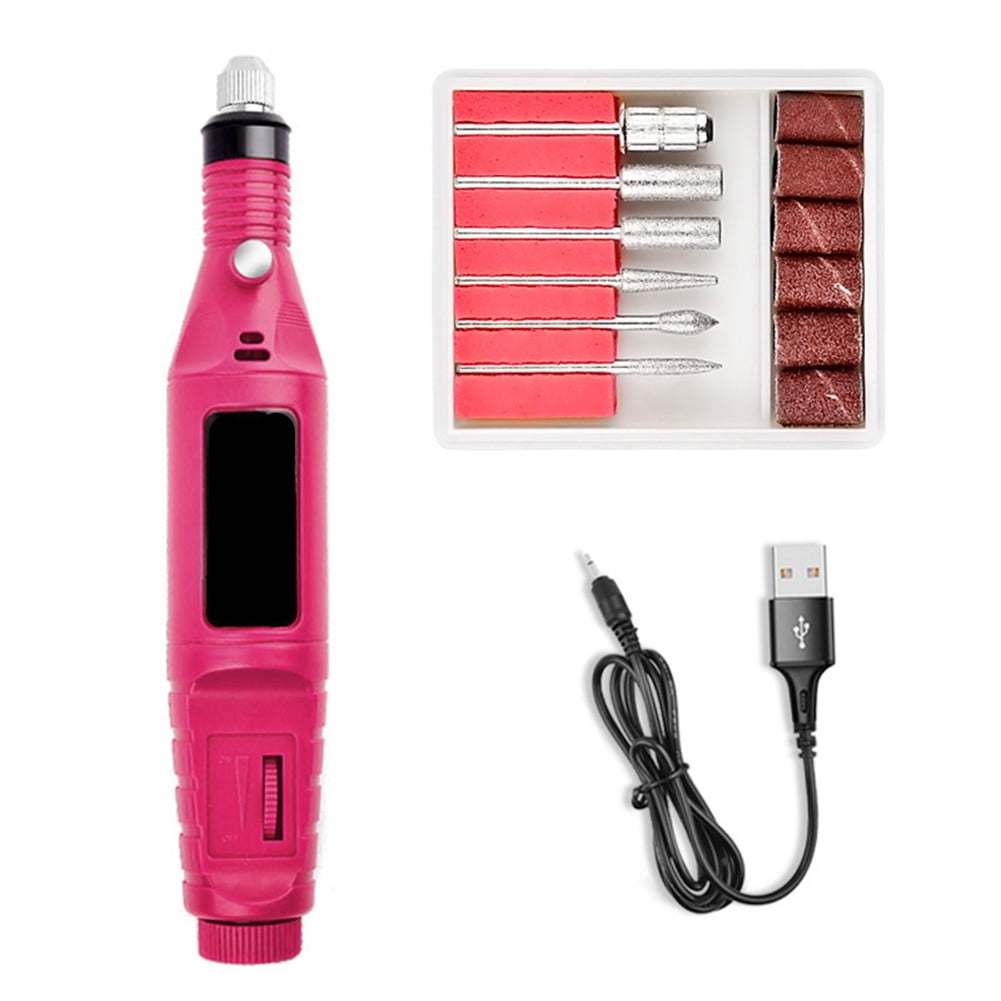 USB Mini Electric Sander Portable Cordless Rotary Tool For Nail Machine ...