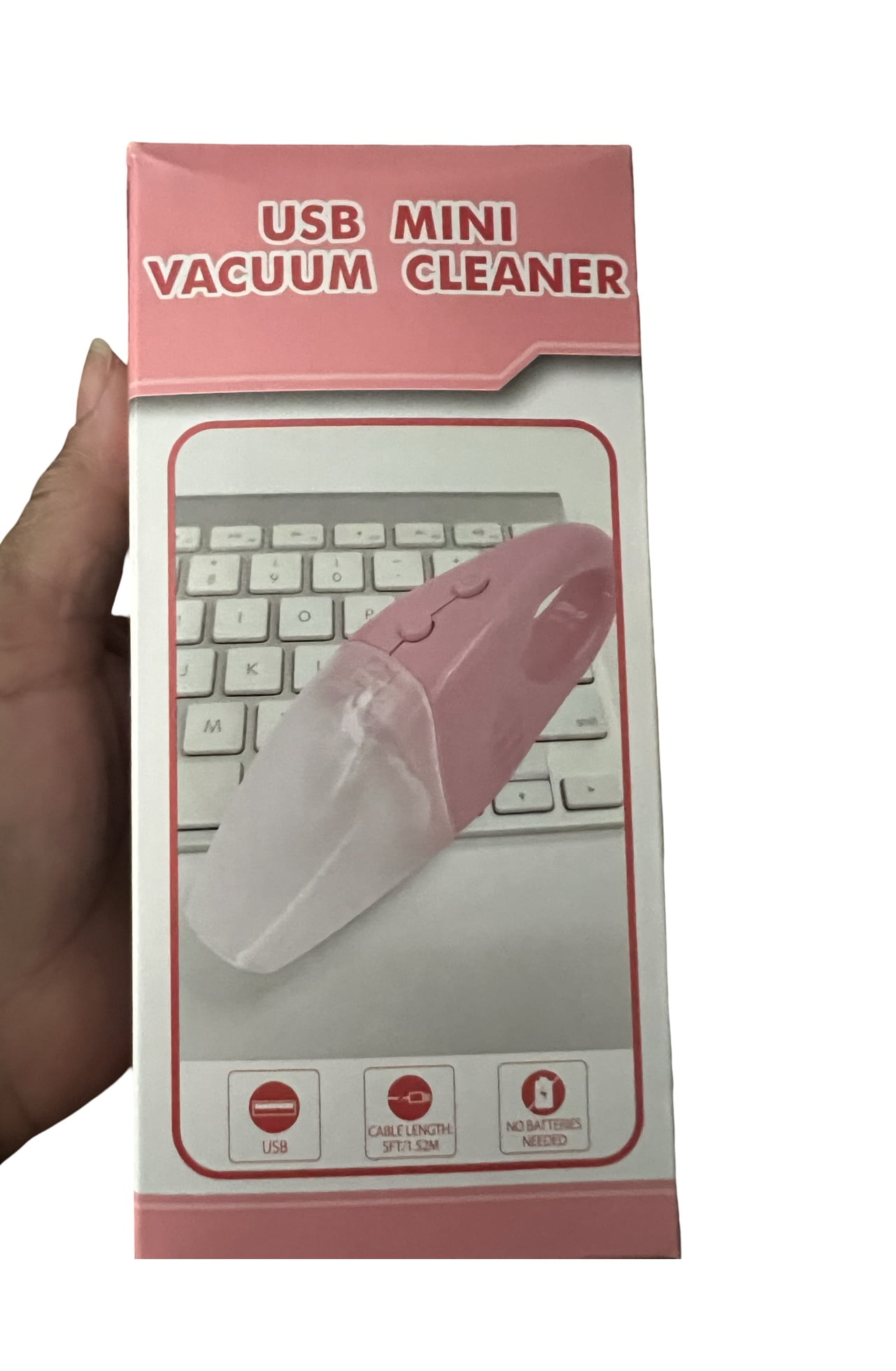 USB Mini Vacuum Cleaner for Keyboard, Desk, and Car — Portable ...