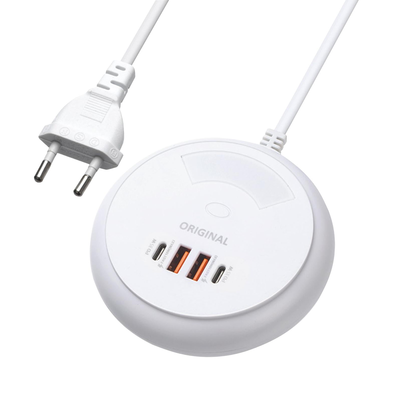 USB Multiport Charger, USB C Charging Socket 4 Ports, 45W Portable USB ...