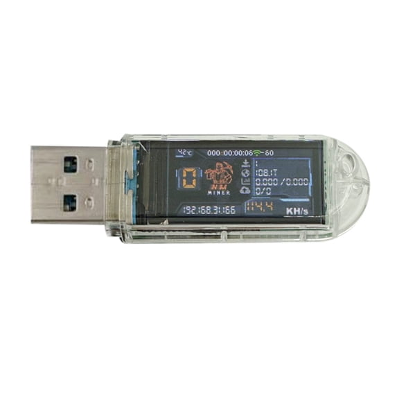 USB Nerdminer 112KH/S Solo Lottery Miner BTC Color Display Bitcoin Mini ...