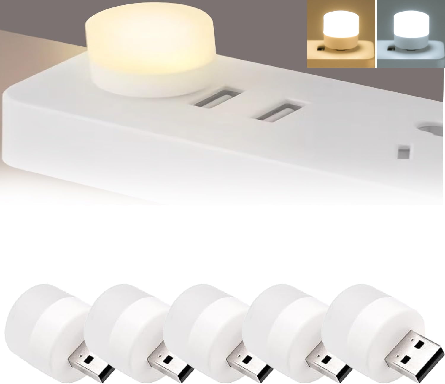 USB Night Light Keyboard Eye Protection Reading Light Mini 5v LED Night ...
