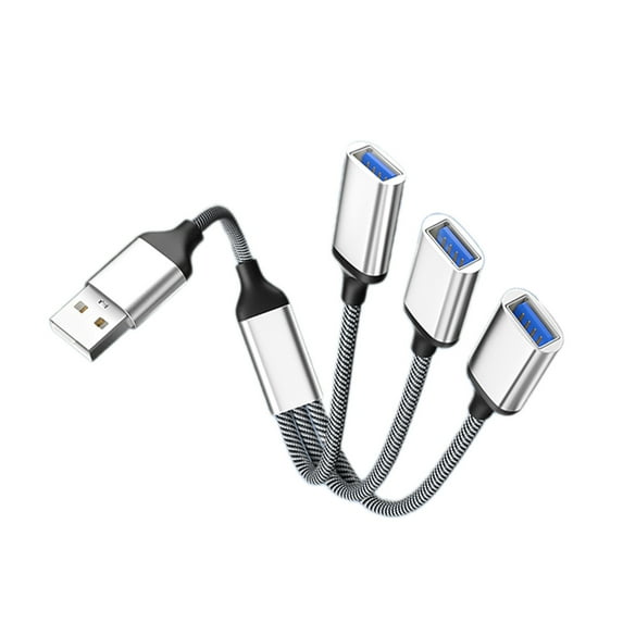 USB OTG Splitter Y Cable USB Male to 3 Female USB 2.0 Converter Multi ...