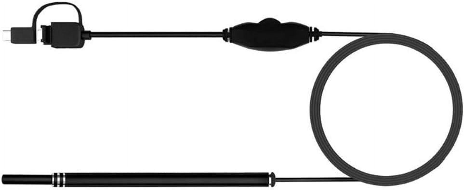 USB Otoscope-Ear Scope Camera, 0.3MP 6 LED 720P HD USB Inspection ...