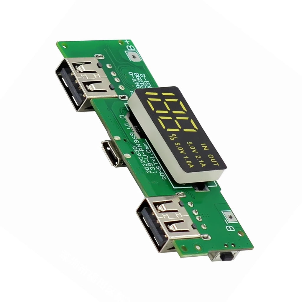 USB Ouput 2.4A/2A 1A Mobile Power Module for 18650 Lithium Battery ...