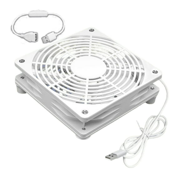 USB PC Router Fan Cooling Fan 1800rpm Speed Portable Cooling Fan ...