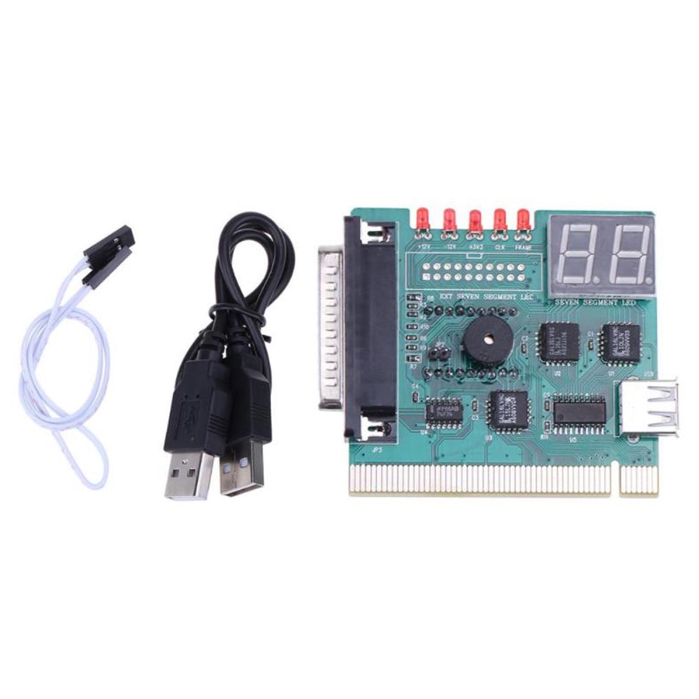 USB PCI PC Motherboard Diagnostic Analyzer POST Card with 2 Digit Error ...