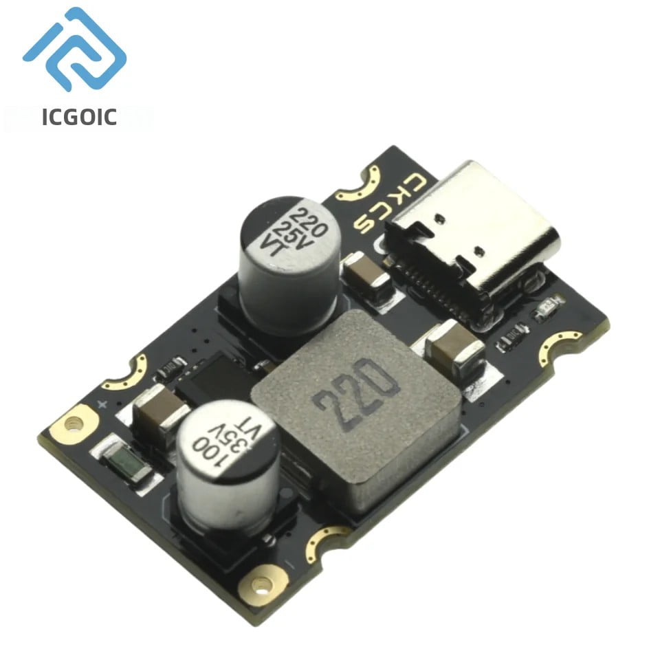 USB PD65W QC4.0 QC3.0 Type-C Fast Charging Module DC8-32V 3.25A 65W for ...