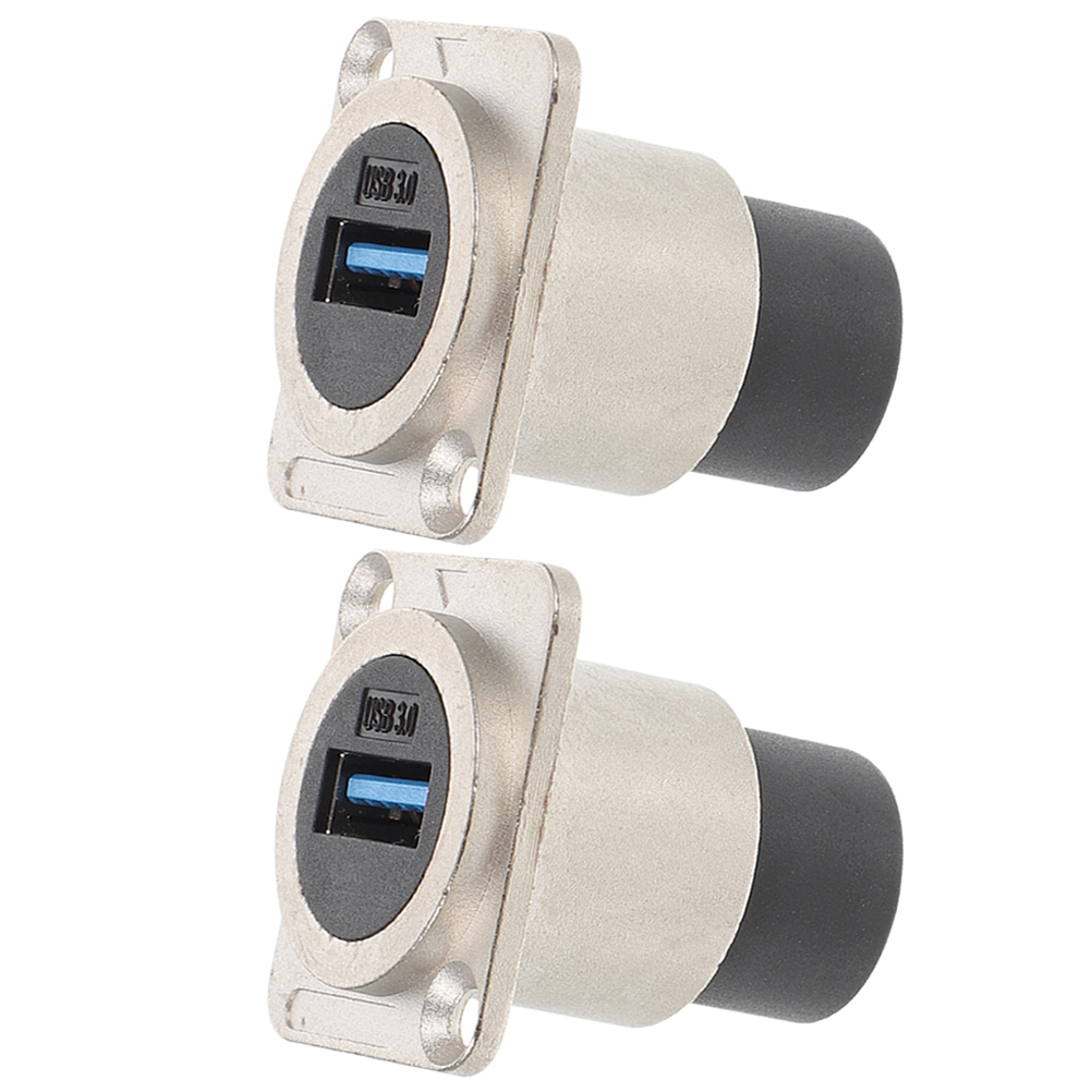 USB Panel Socket USB Bulkhead Connector USB Connector for Panel Mount ...