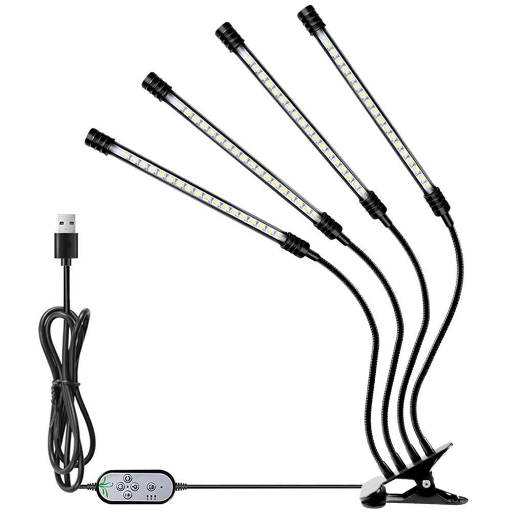 USB Plant Grow Light Sunlight White Full Spectrum Lighting Angle ...