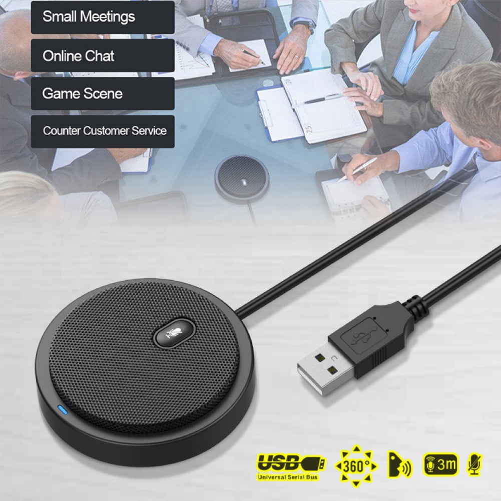 USB Plug Computer Tabletop Omnidirectional Condenser Boundary ...