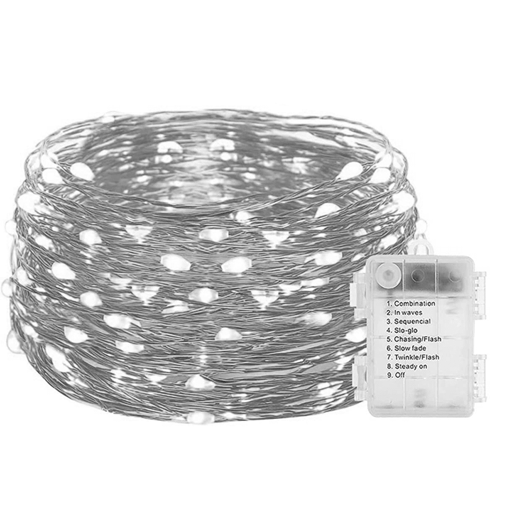 USB Plug-in Fairy Lights with Remote Control,33 Feet 100 LEDs, Blinking ...