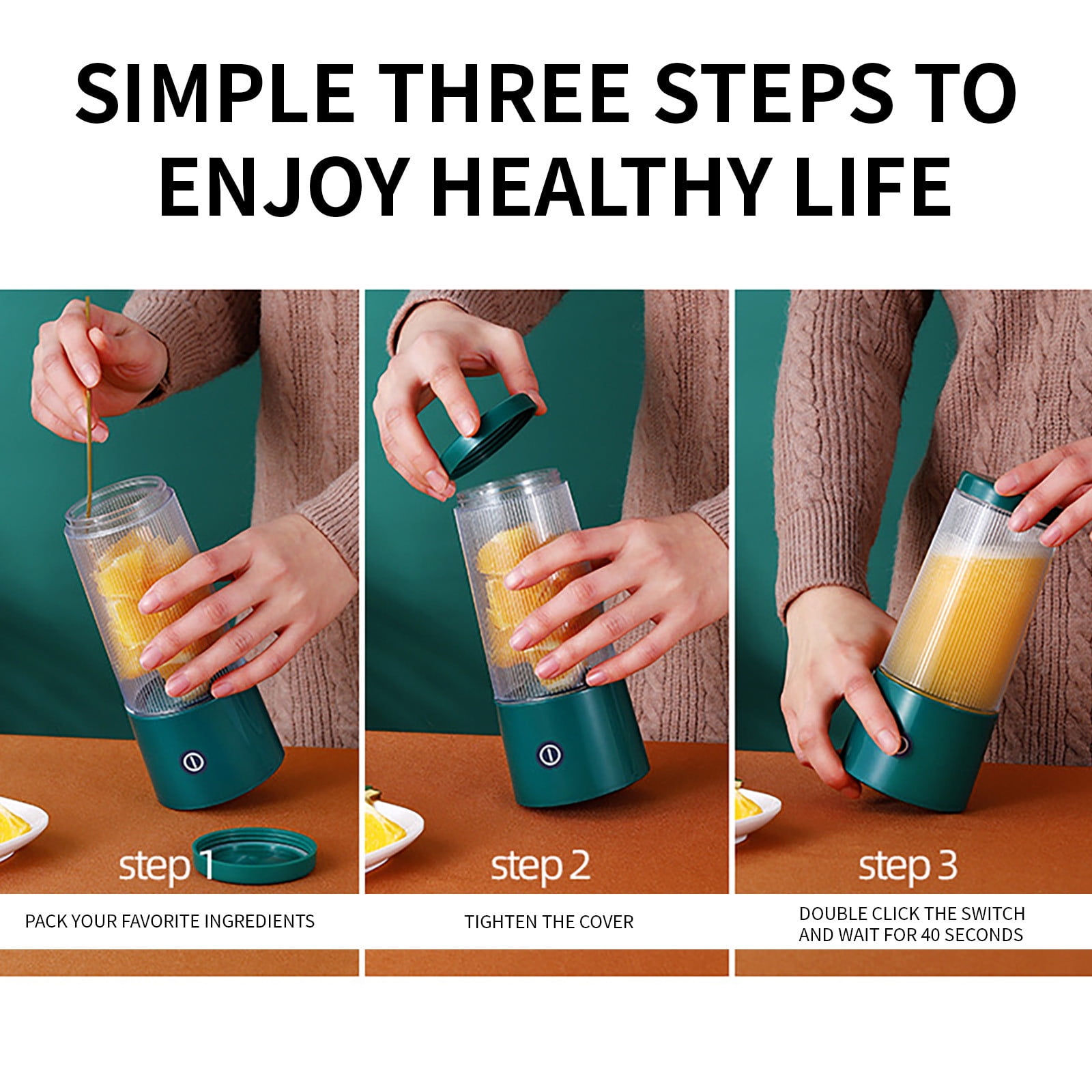 USB Portable Charging Cup, Insulated Travel Mug, 500ml Capacity ...