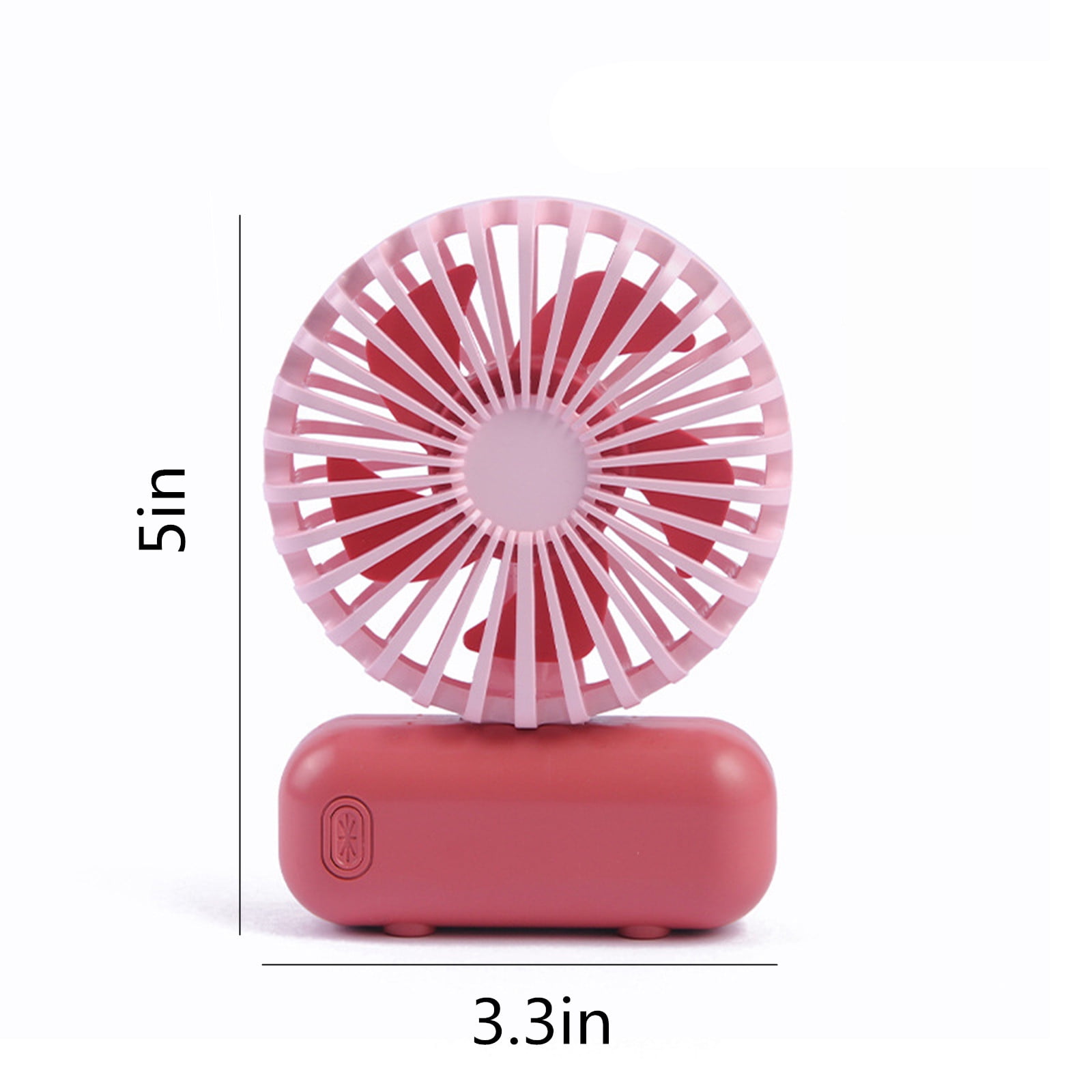 USB Portable Fan, Mini Desktop Fan, Quiet 4-LED Desk Fan, 3 Speeds ...