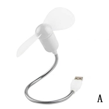 Portable USB Fan with Flexible Neck for Laptops, Notebooks, Power Banks ...