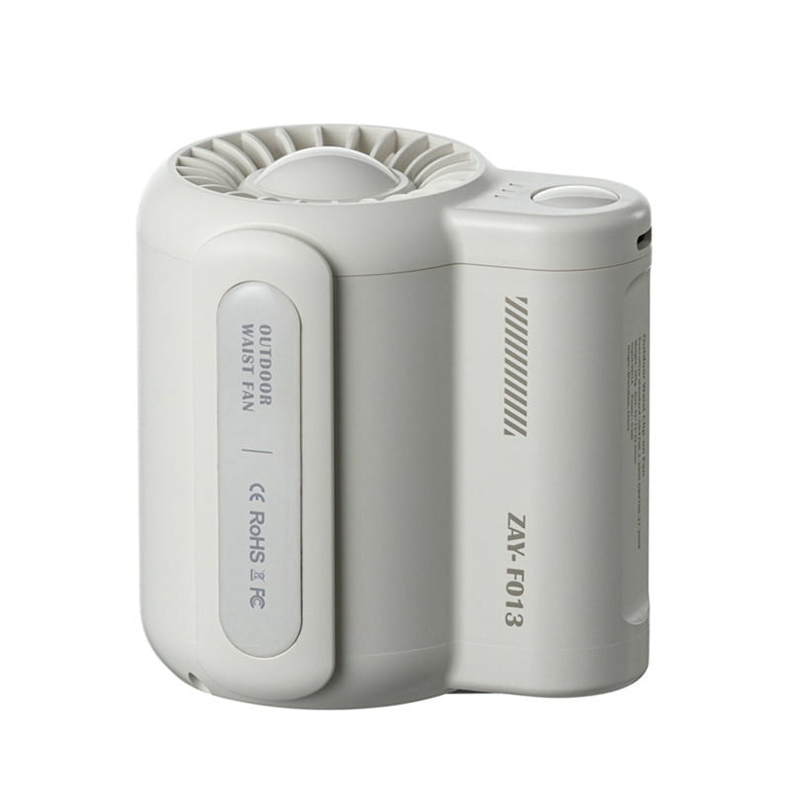 USB Portable Personal Hanging Waist Fan 4500MAh Recharge Wearable ...