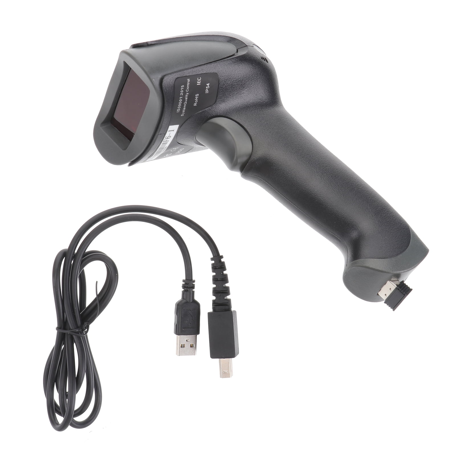 USB Portable Wired Bar Handheld Barcode Scanner Automatic Scanning Pos ...