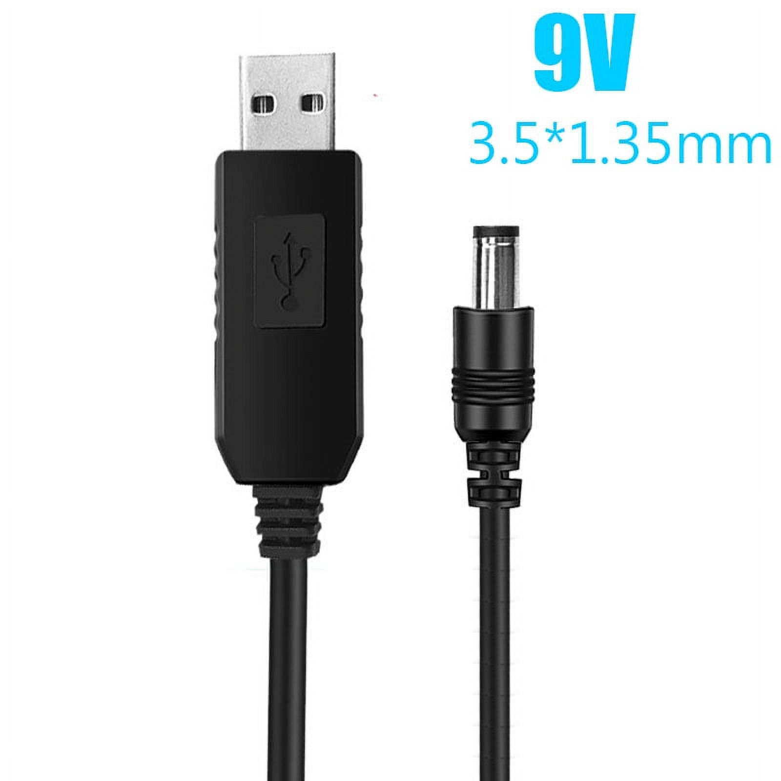 USB Power Boost Line DC 5V To DC 9V / 12V Step Up Module Usb Converter Adapter Cable 5.5mm Plug ...