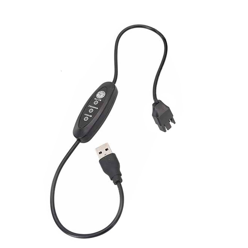 USB Power Cord 5V to 12V Computer Fan Adapter Cable for Quiet or High ...