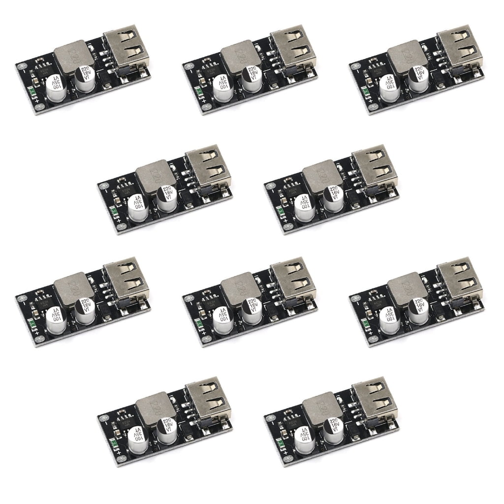 USB Power Supply Convert Module 12V/24V to 5V Voltages Regulator with ...