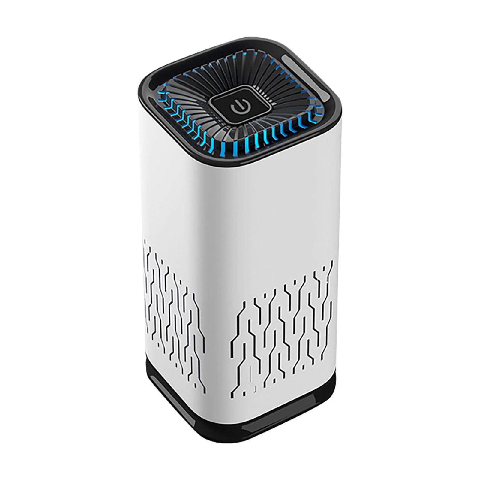 USB Powered Car Air Purifier Small Air Cleaner For Desktop With One Key ...