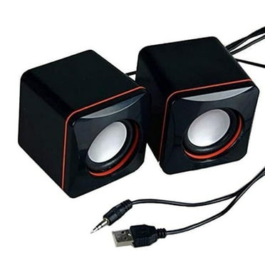Portable Computer Speakers Wired Mini Speakers USB Powered Desktop ...