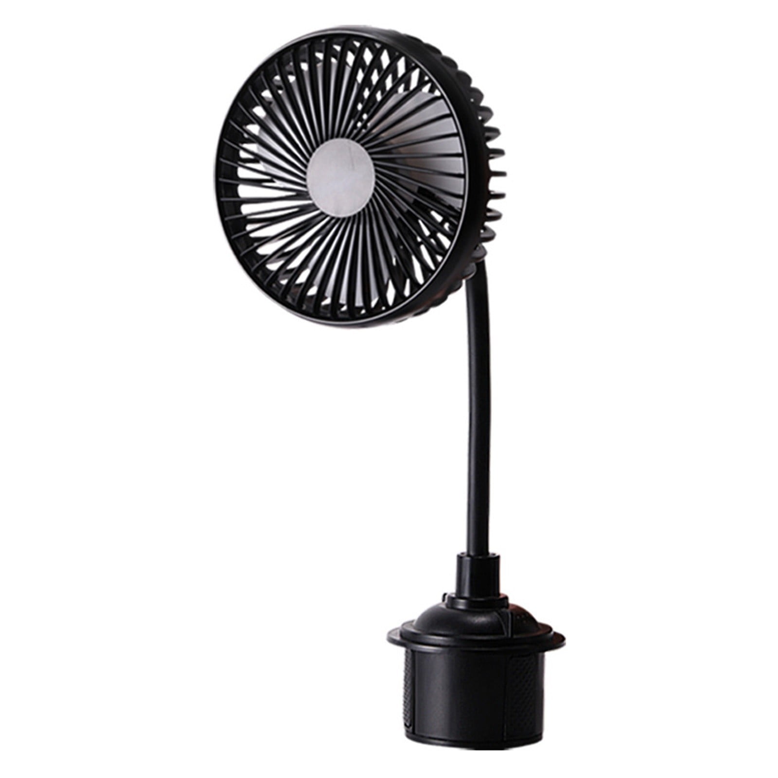 USB Powered Electric Vehicle Cooling Fan Cup Holder Fan. Support Three ...