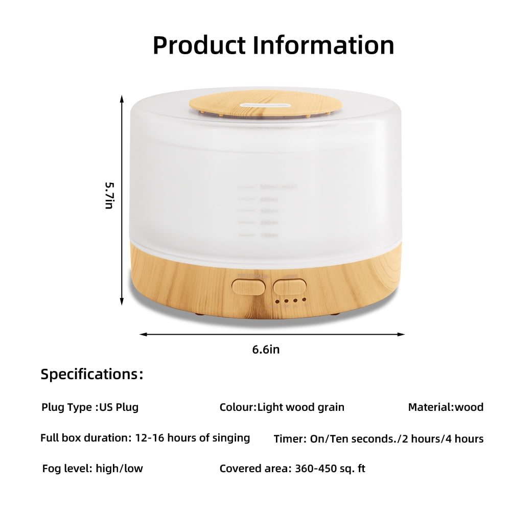 USB Powered Essential Oil Diffuser - 6oz Soundwave Ultrasonic Diffuser ...