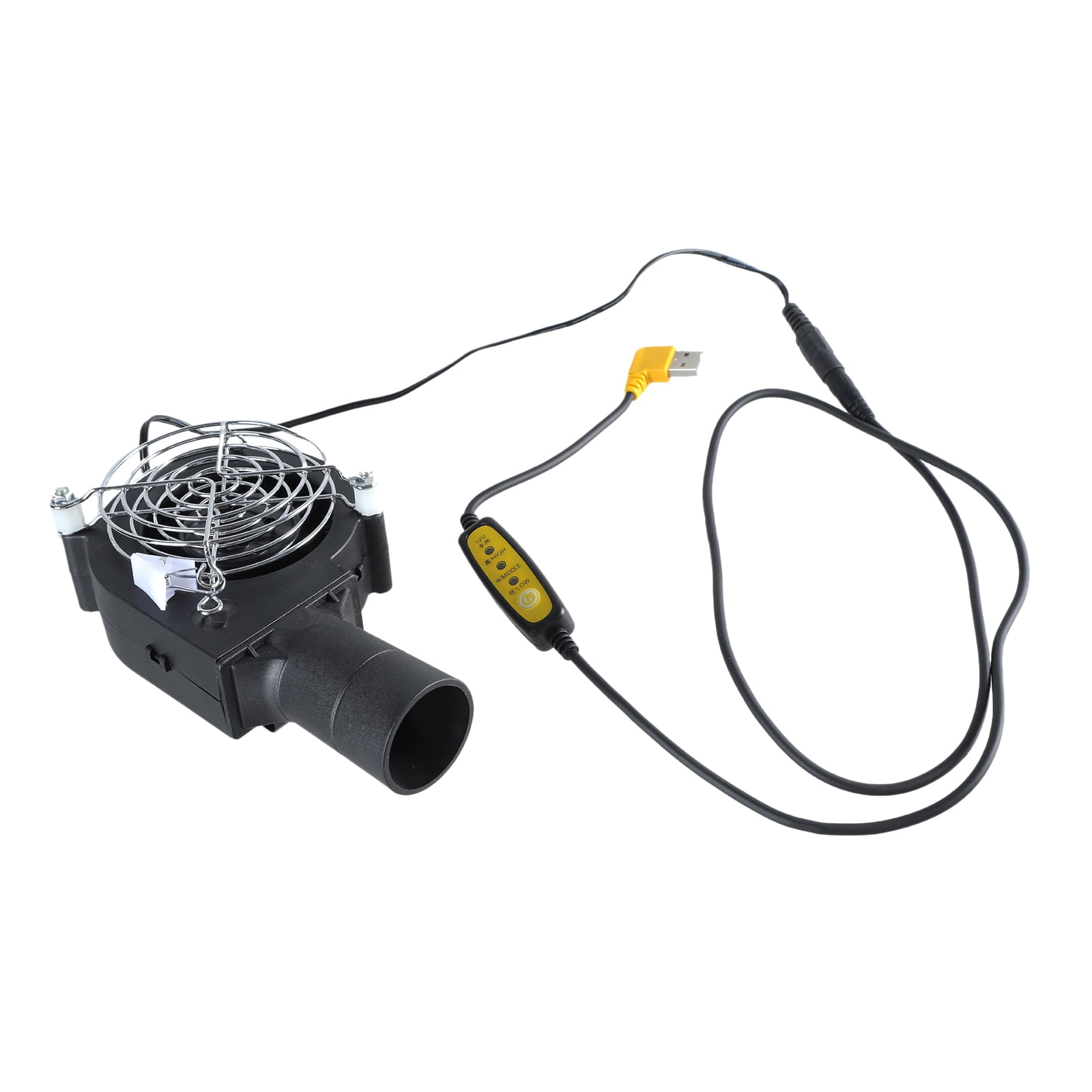 USB Powered Fan BBQ Air Mover Blower High Airflows Waist Fan With Three ...