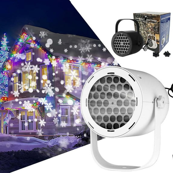 USB-Powered LED Projection Lamp, 16-Pattern USB Christmas Projector ...