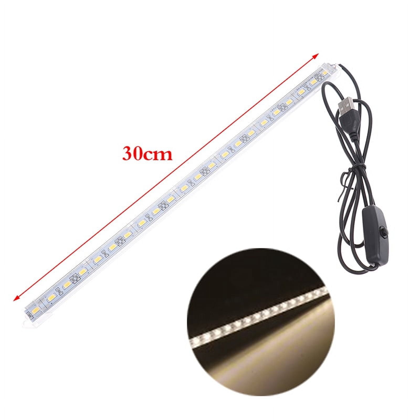 USB Powered LED Rigid Strip DC 5V SMD5630 5630 Warm and Cool White Tube ...