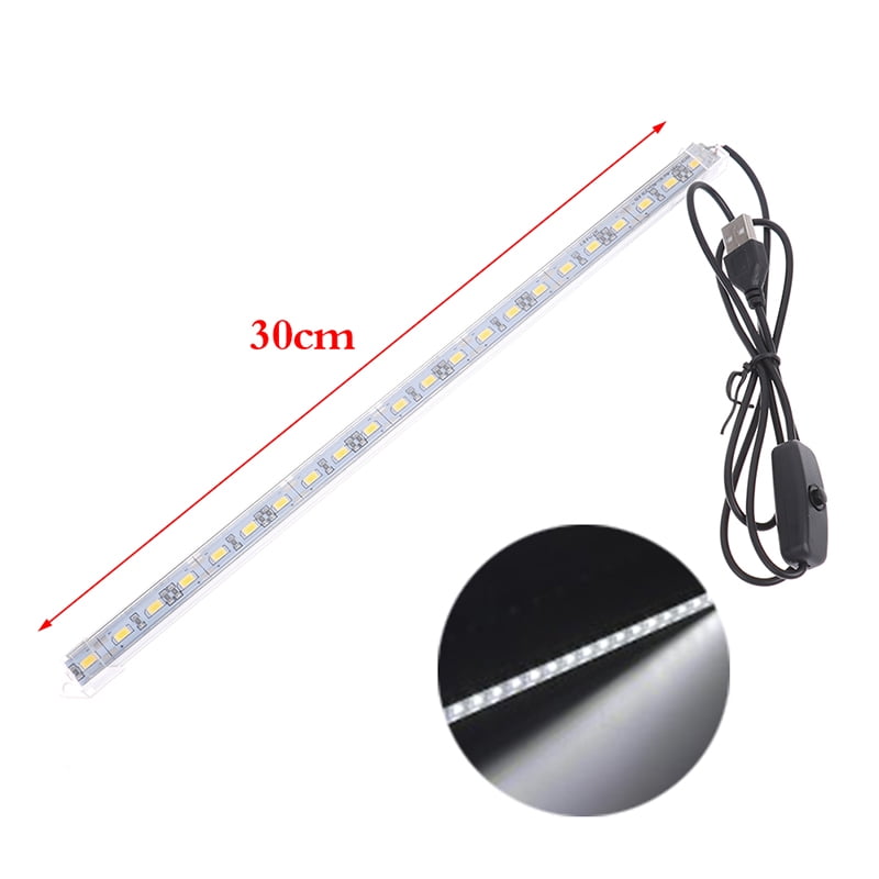 USB Powered LED Rigid Strip DC 5V SMD5630 5630 Warm and Cool White Tube ...