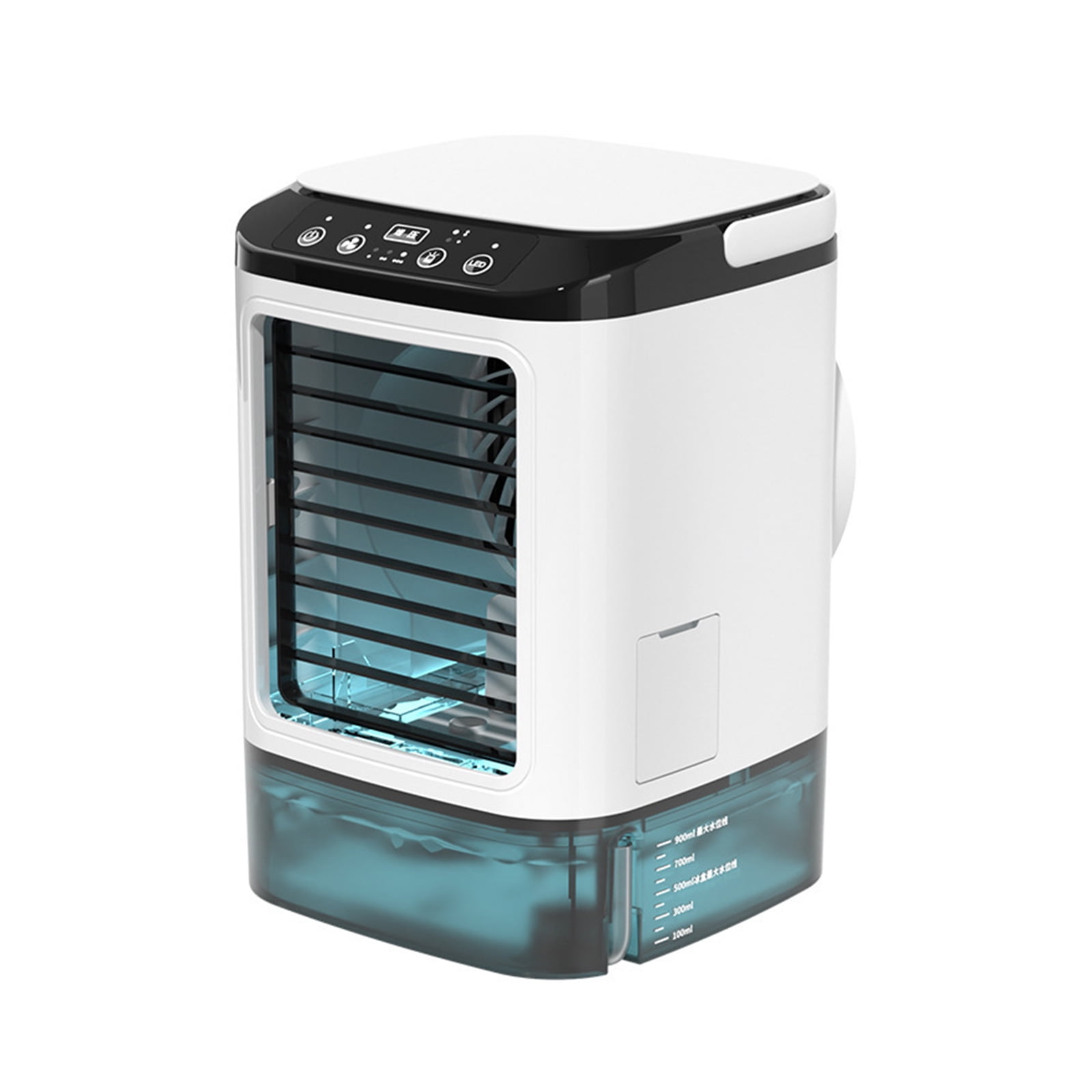 USB Powered Miniature Air Coolers With Ice Compartment 900ml Tanks ...