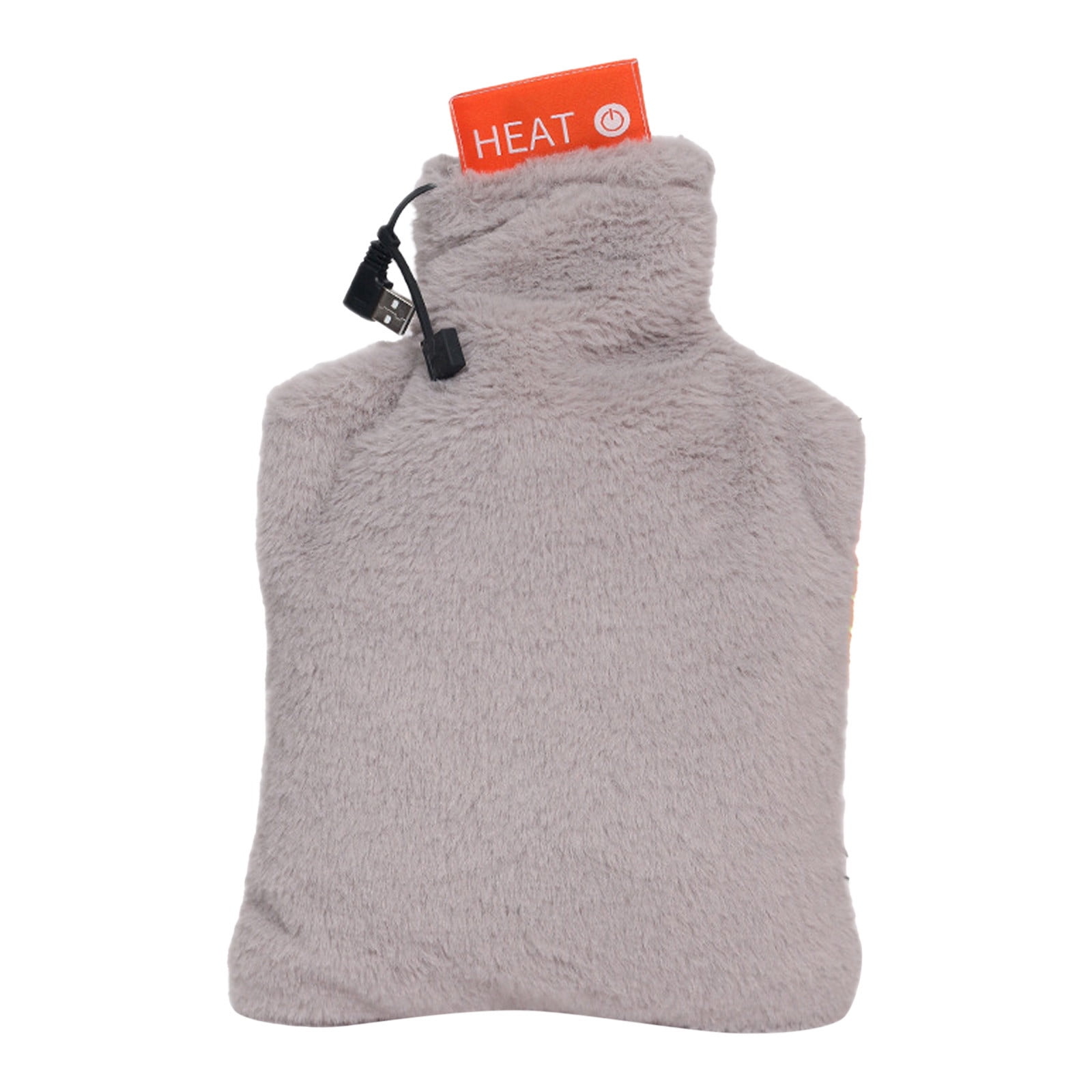 USB Powered Portable Heating Pad Soft Furry Hot Water Bottle with ...